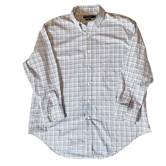 Lauren Ralph Lauren | Shirts | Lauren Ralph Lauren Classic Fit Mens Plaid Button Down Size 7 12 ...